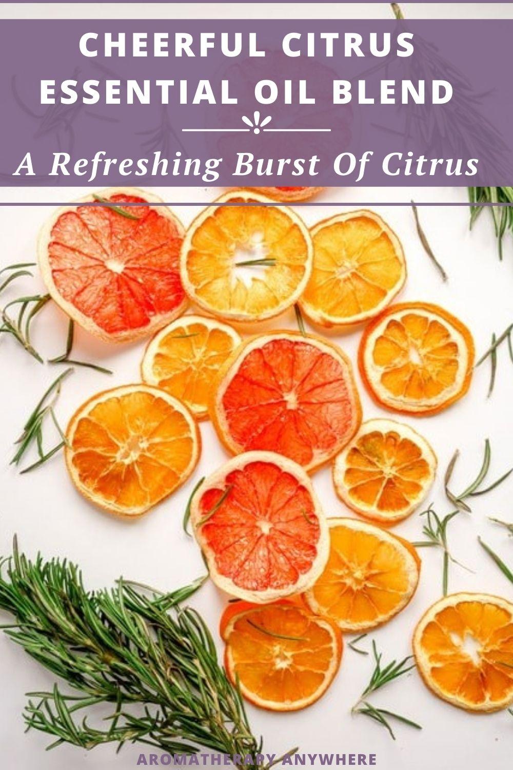 Cheerful Citrus Diffuser Blend Recipe - Aromatherapy Anywhere
