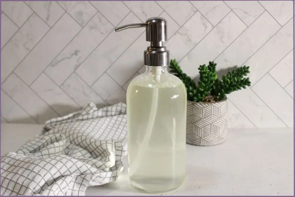 Natural Liquid Dish Soap Recipe With Sal Suds